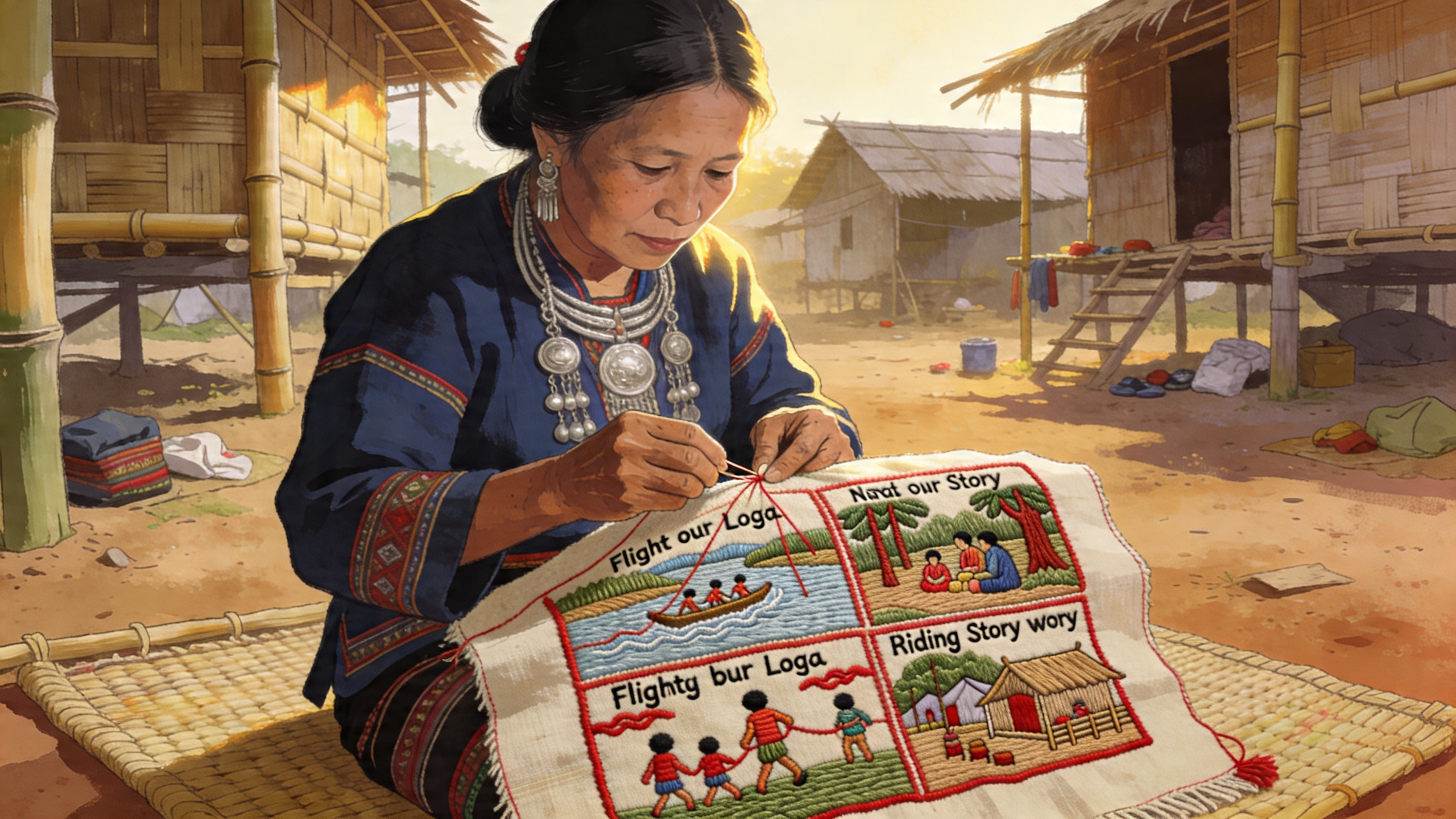 The Women Who Stitched the Secret War: Hmong Story Cloths from the Thai ...